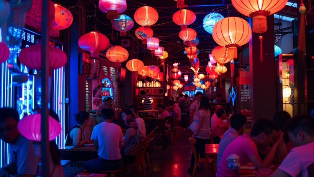 Nightlife in China